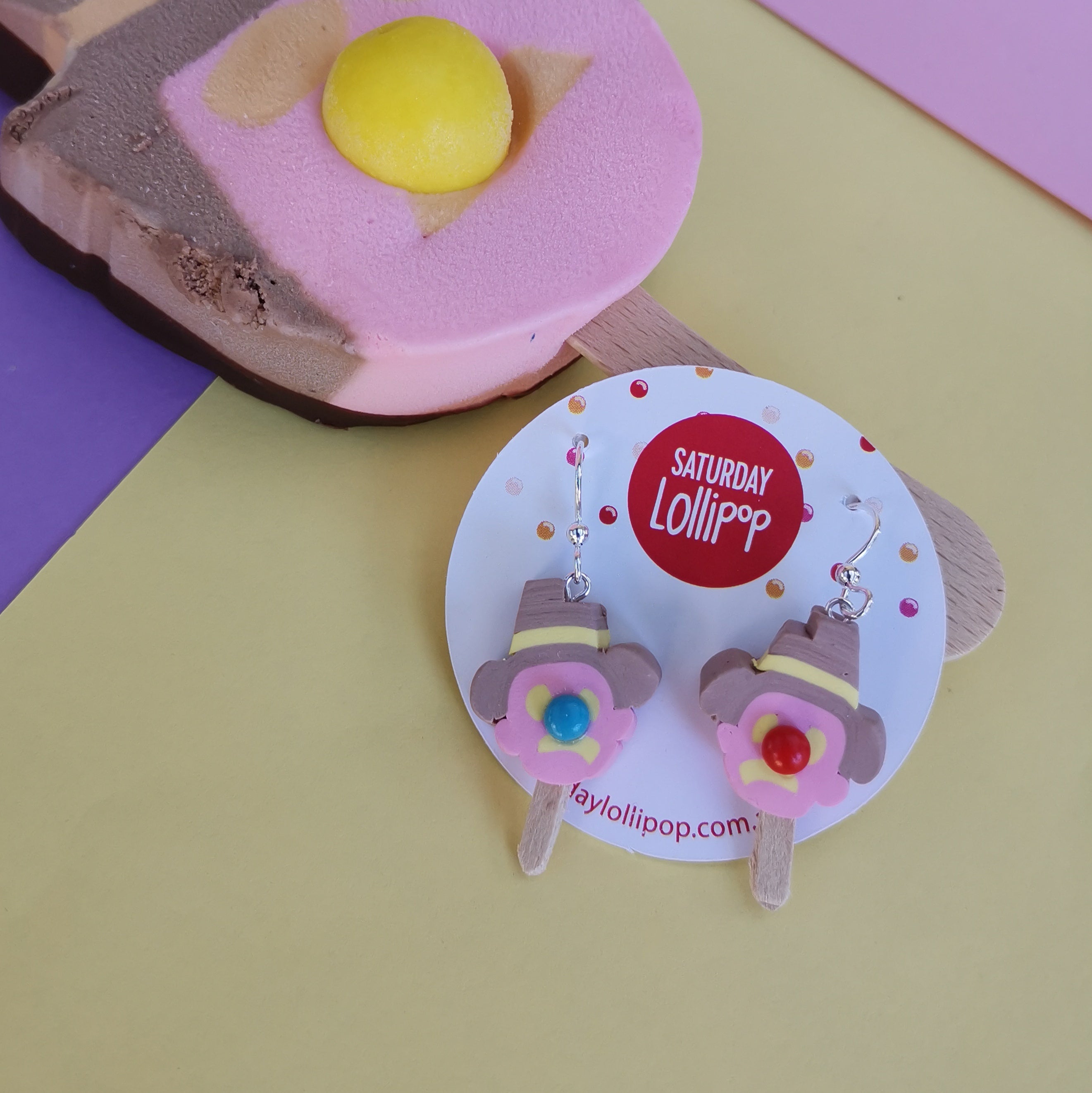 Saturday Lollipop handmade food jewellery