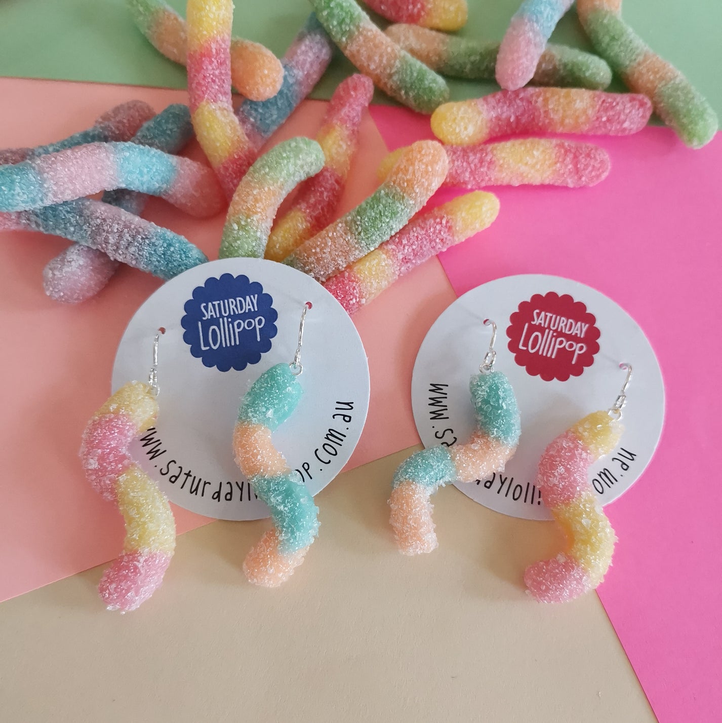 Sour snake lolly dangles – Saturday Lollipop