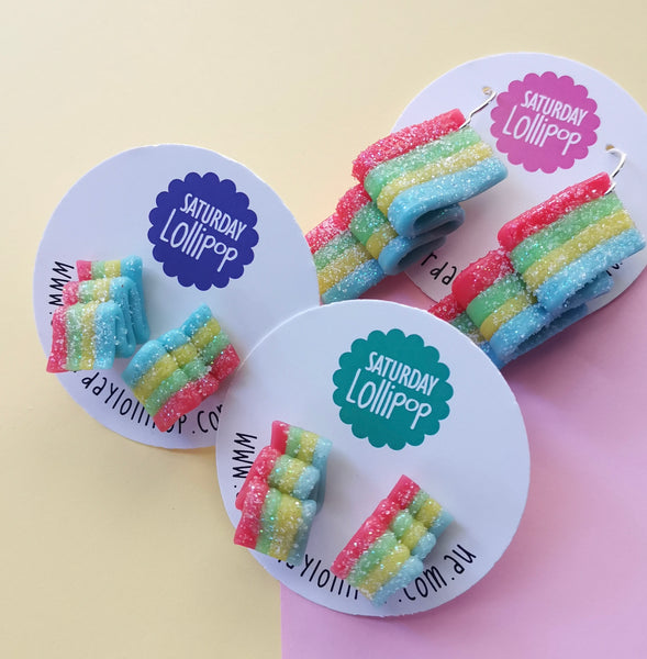 Sour strap earrings – Saturday Lollipop